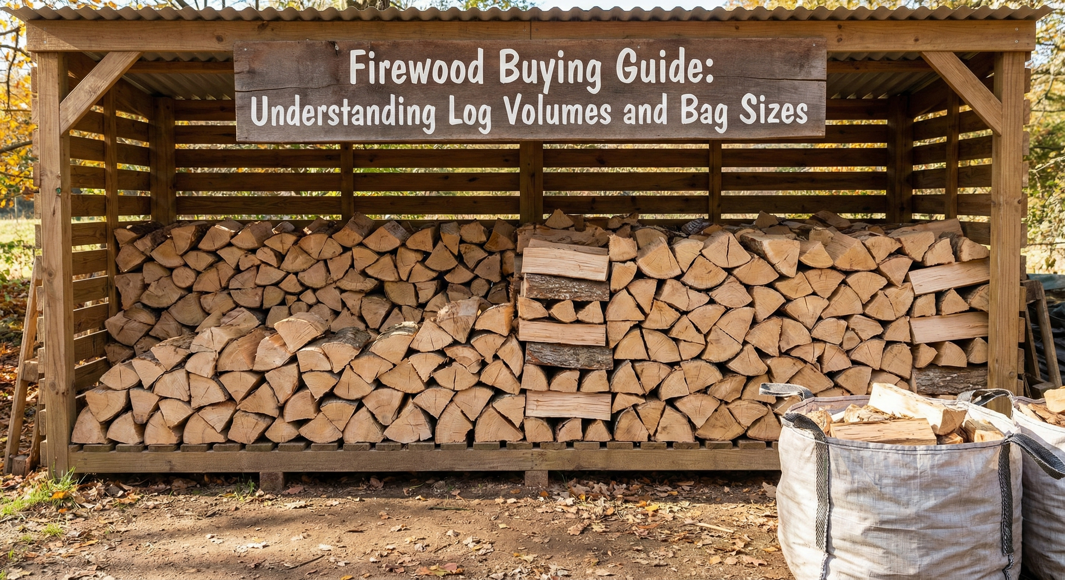 Firewood Buying Guide: Log Volumes & Bag Sizes (m³) | Dawsons Fuels